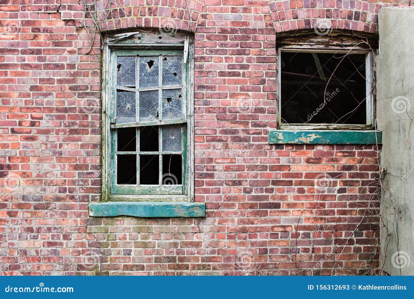 Old Decaying Brick Building Stock Image - Image of brick, guard: 156312693