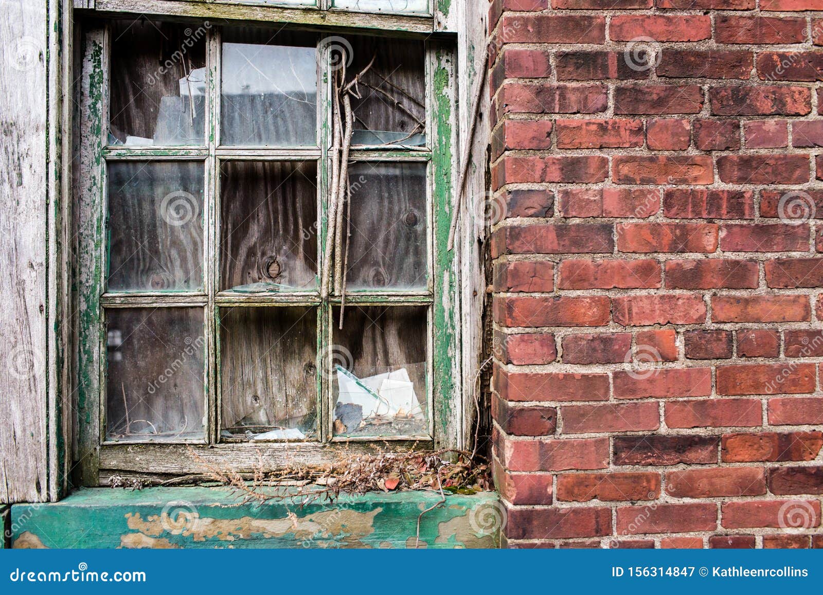 Old Decaying Brick Building Stock Image - Image of broken, interior ...