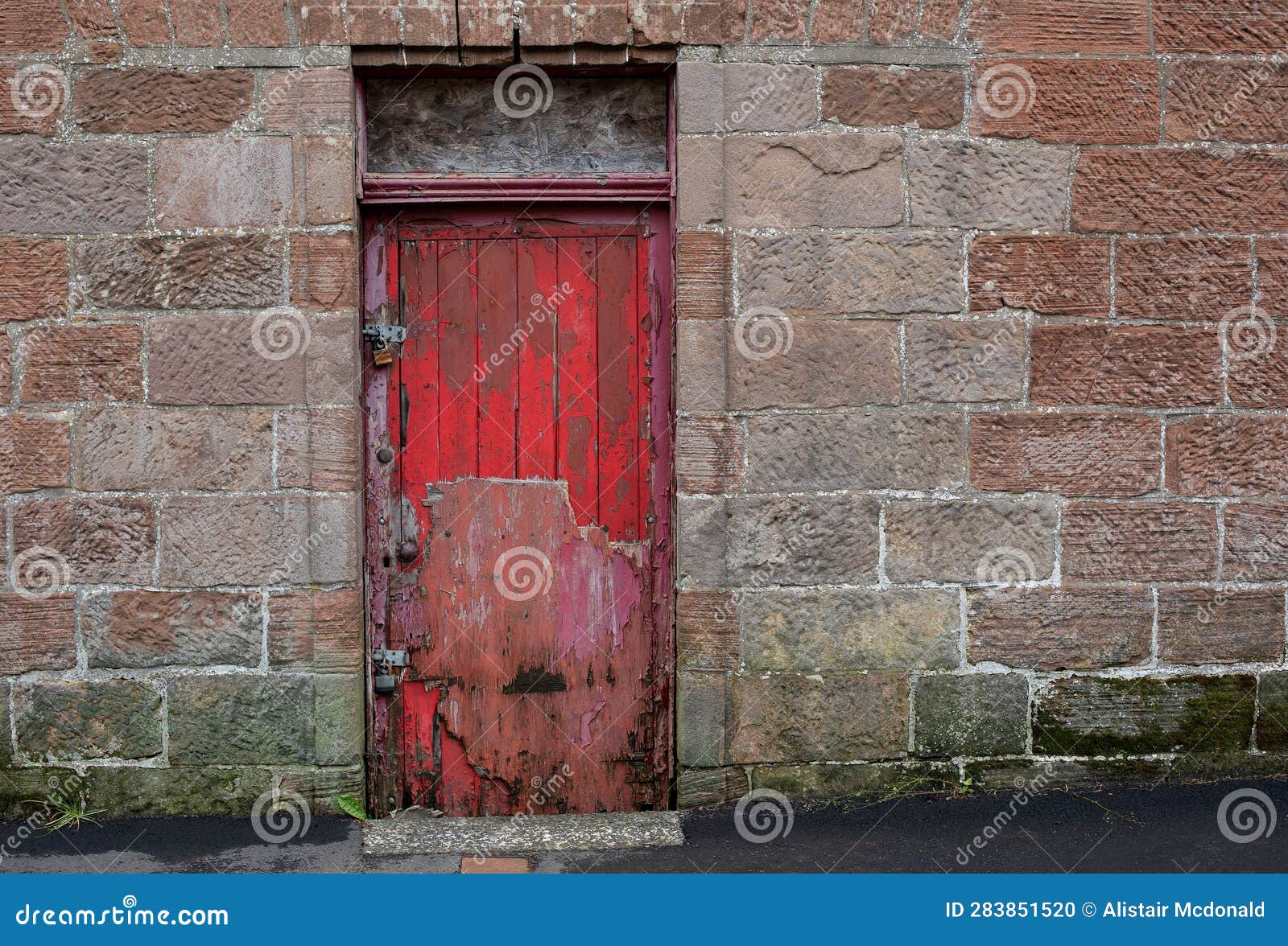 Old Decaying Timber Door in a Disused Building Stock Photo - Image of ...