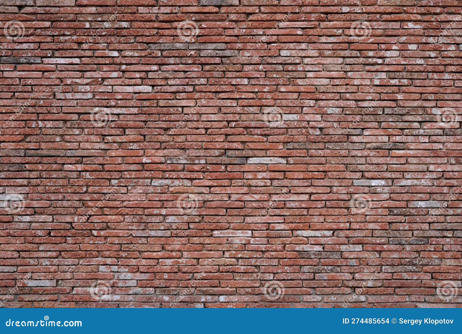 Old Decorative Wall Made of Red Bricks Stock Photo - Image of ...