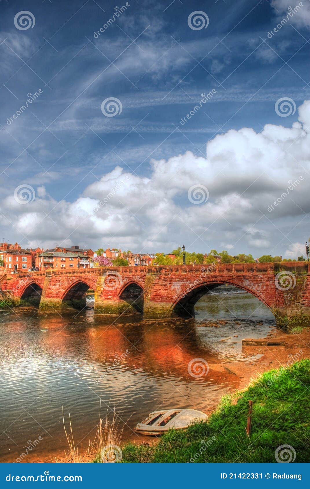 Old Dee Bridge Chester stock image. Image of chester - 21422331