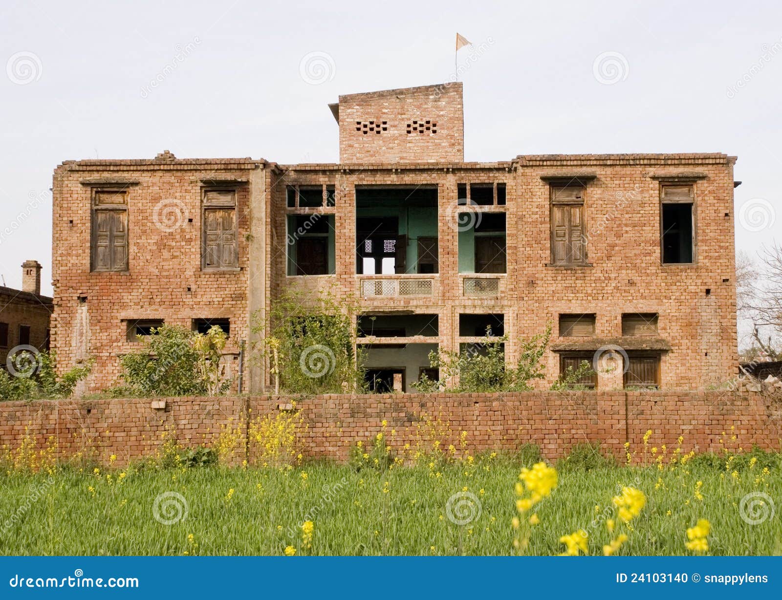 Old deserted building stock photo. Image of fields, ancient - 24103140