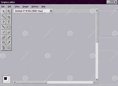 Old Design Editor Interface. Graphic Old Drawing and Web Art Program Stock Vector - Illustration ...