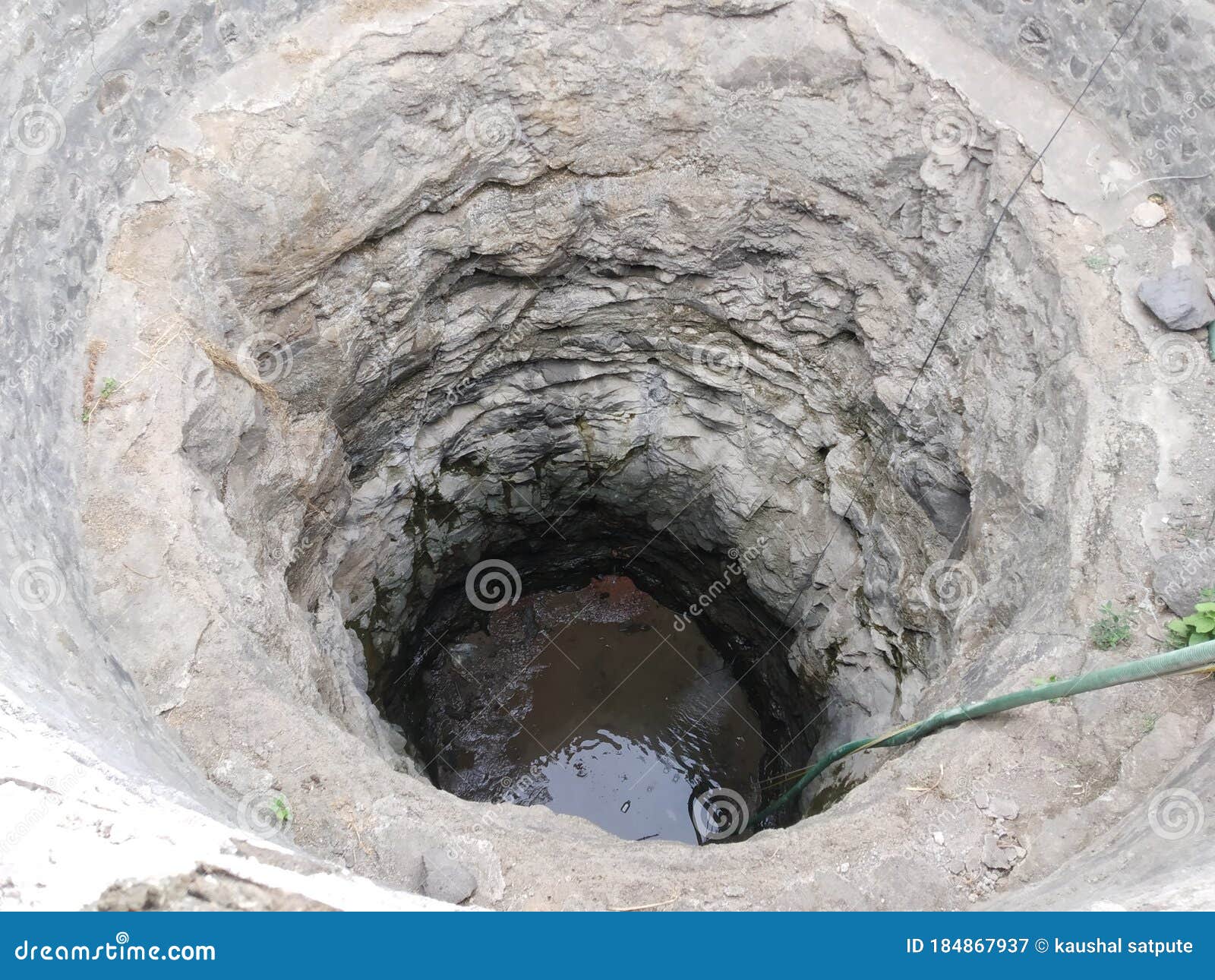 Old Design Indian Well with Water Editorial Photography - Image of ...