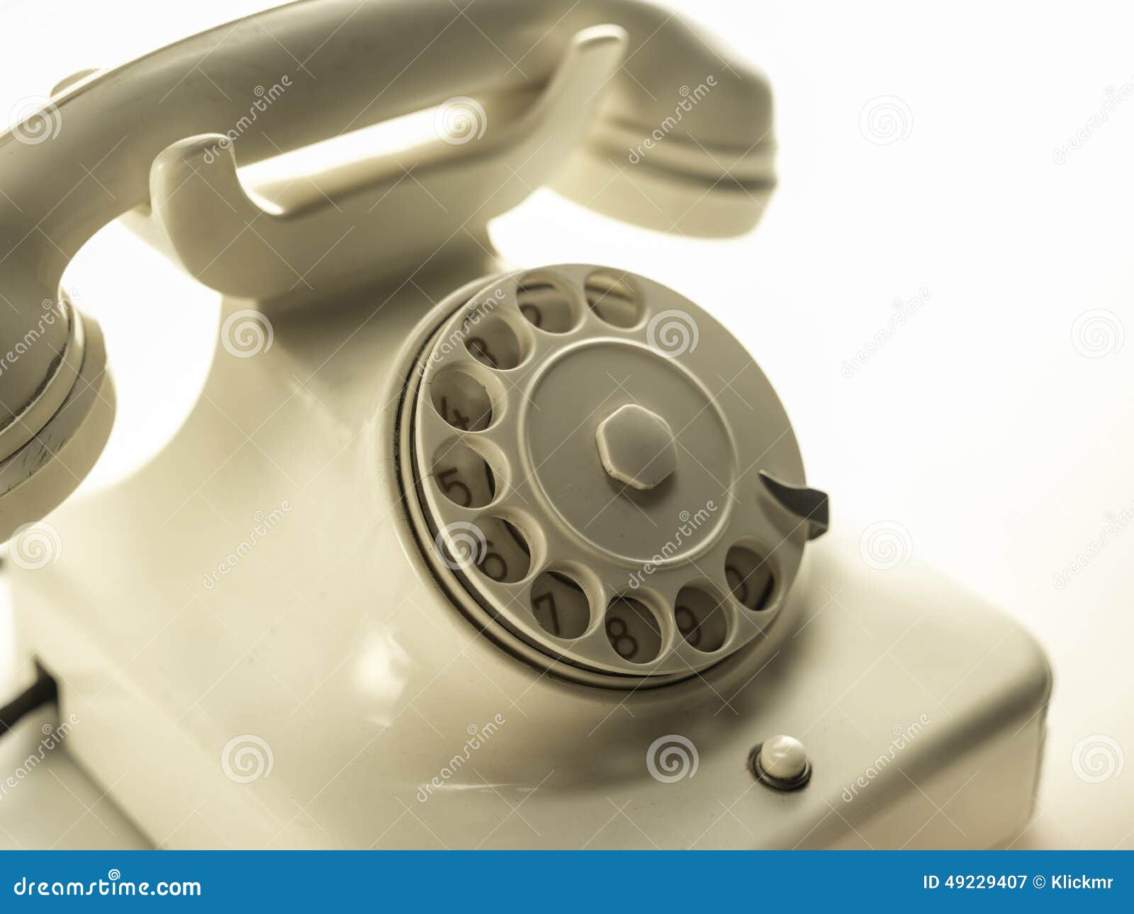 Old Desk White Vintage Telephone Stock Image - Image of call ...