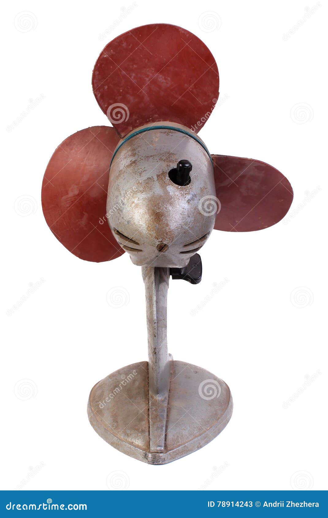 Old Desktop Cooler Fan Isolated on White Background Stock Image - Image ...