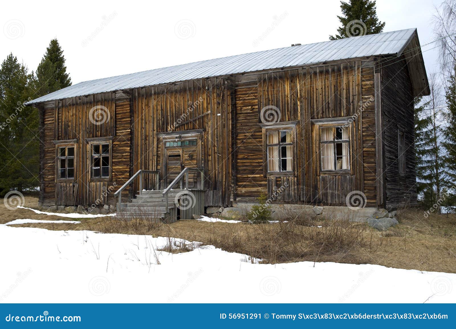 Old desolate house stock image. Image of northern, chipped - 56951291