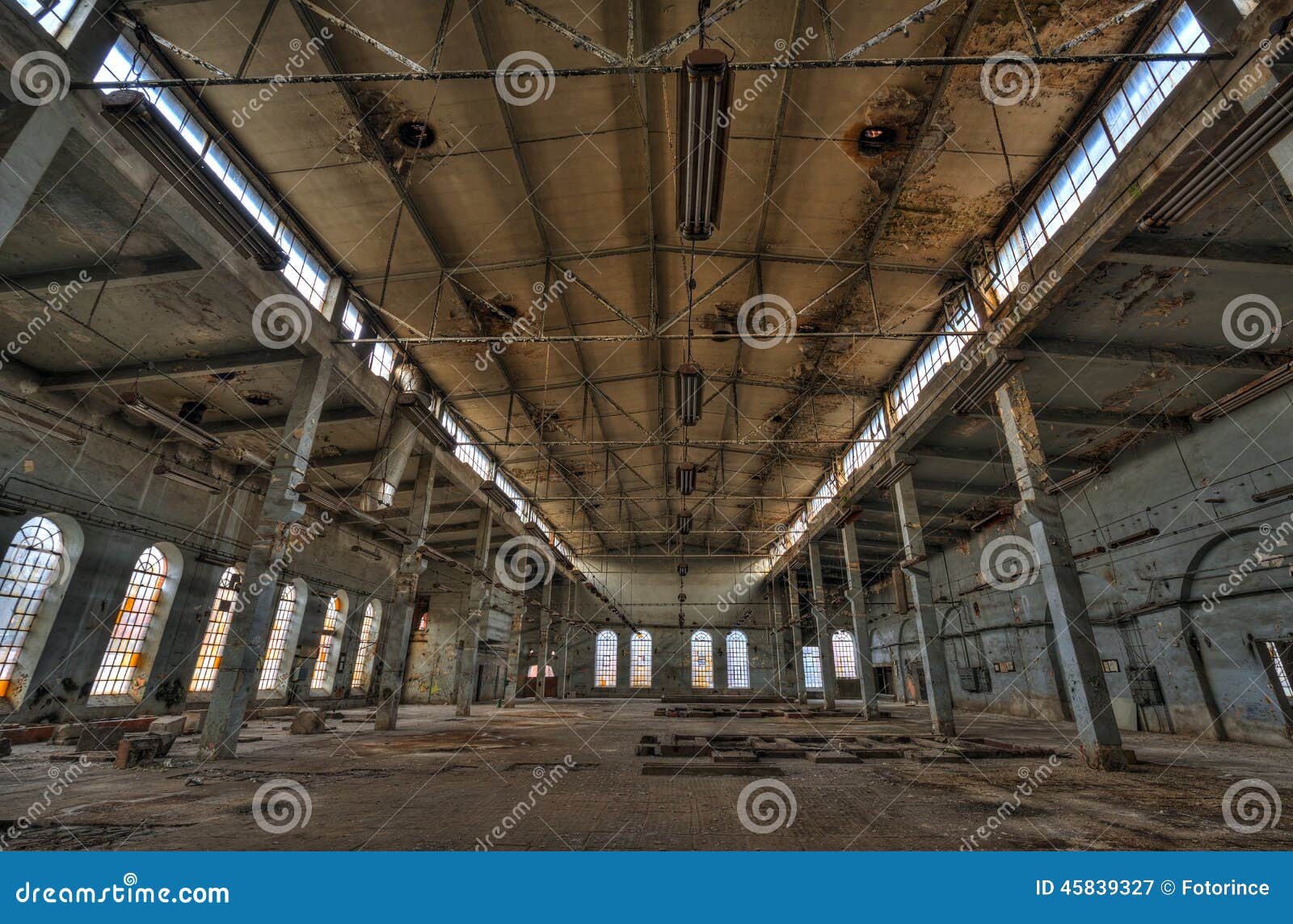 Old Destroyed an Abandoned Factory Stock Image - Image of nineteenth ...