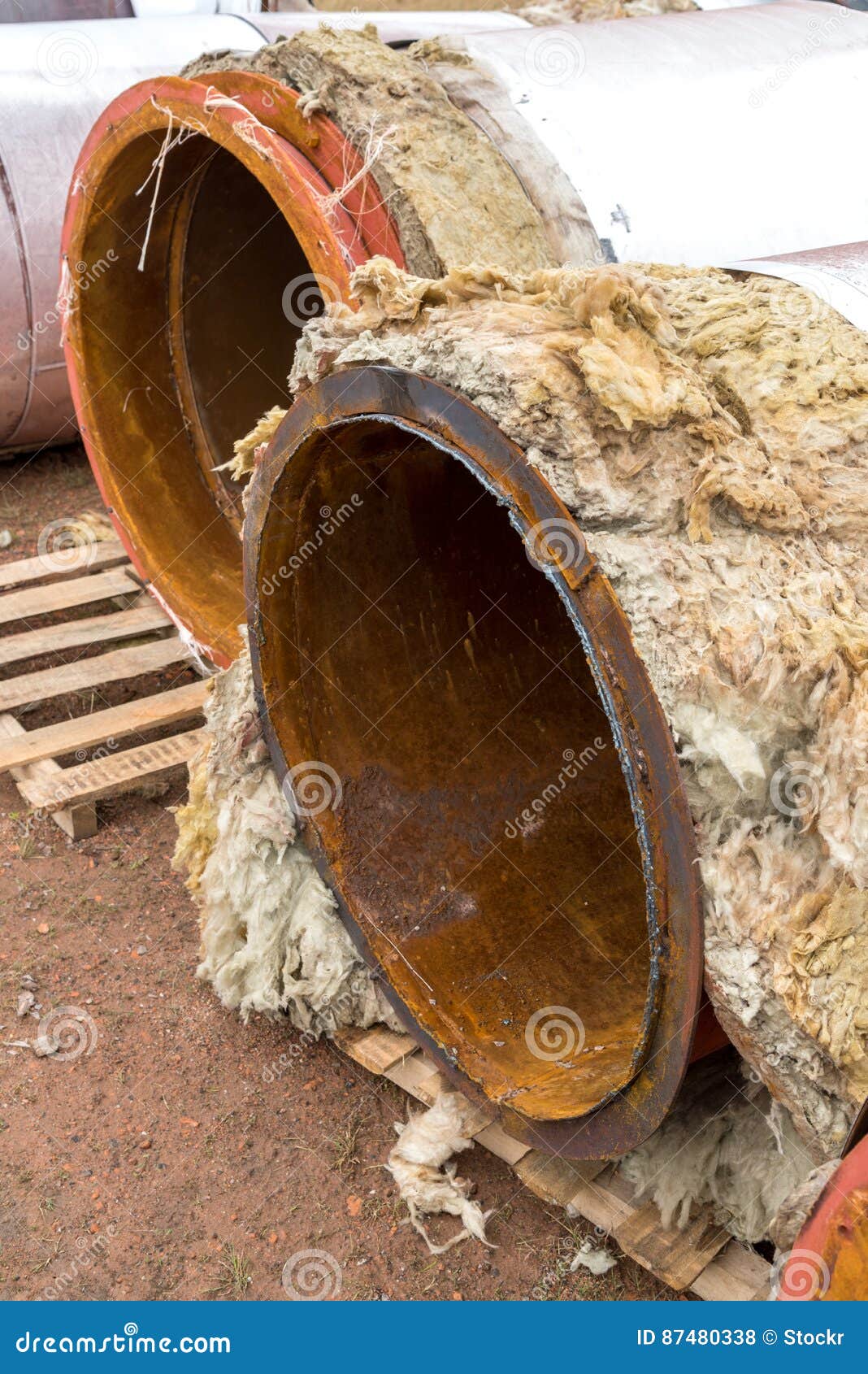 Old destroyed pipes stock photo. Image of natural, metal - 87480338