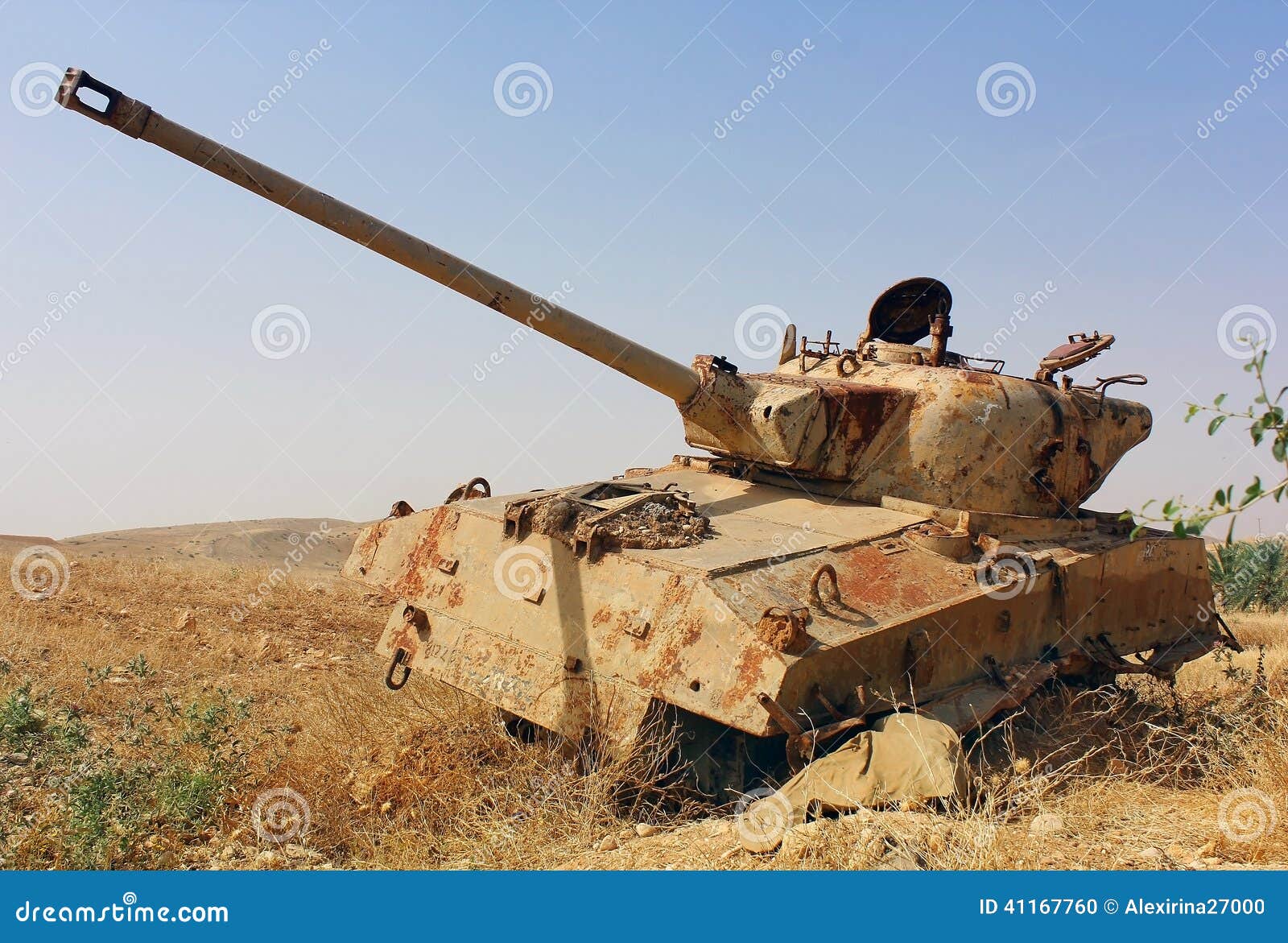 Old Destroyed Tank in Israel Stock Photo - Image of israel, destroyed ...