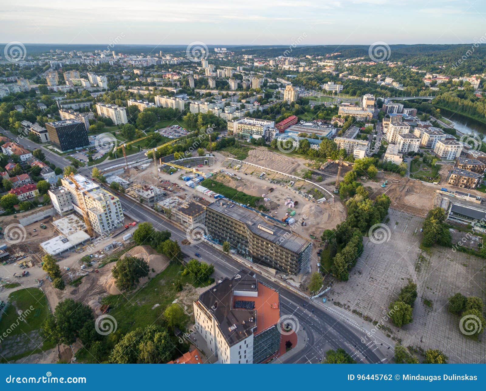 Old and Destroyed Zalgiris Stadium in Vilnius, Lithuania. Stock Photo ...
