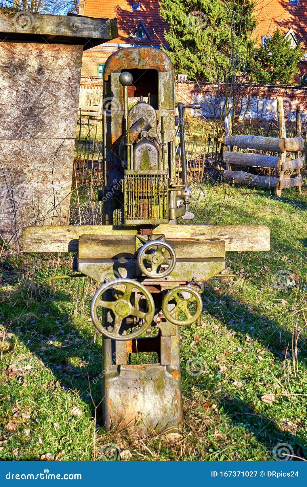 This Old Device is an Artifact from the Machine Age Stock Image - Image ...