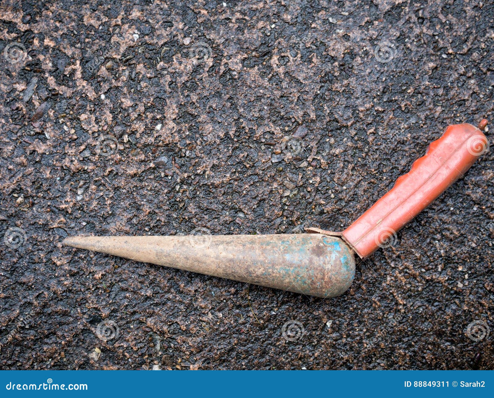 Old Dibber, Gardening Euipment. Stock Image - Image of retro, dibber ...