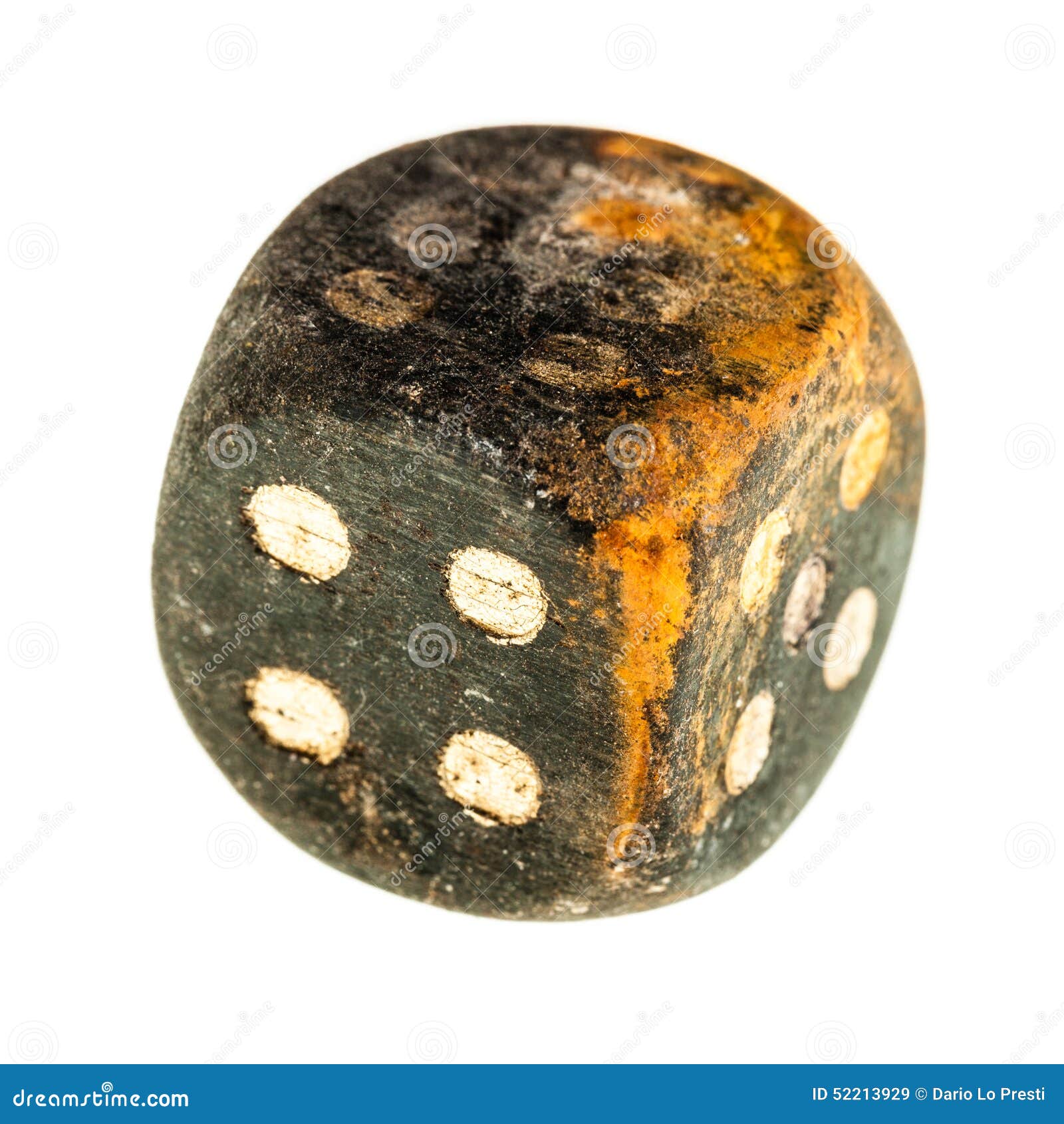 Old dice stock image. Image of antique, loss, craps, cube - 52213929