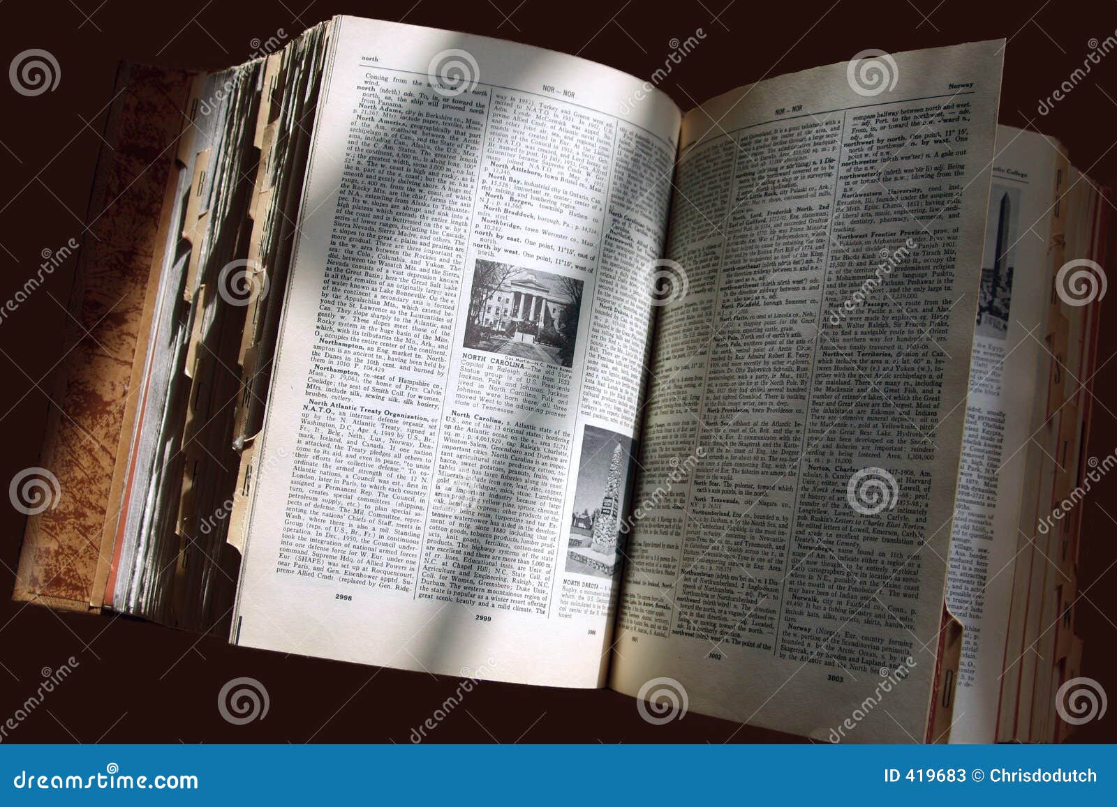 Old dictionary stock image. Image of write, school, word - 419683