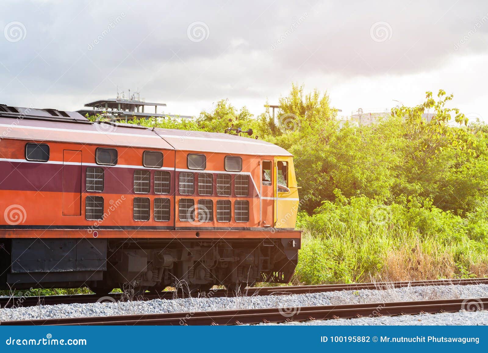 Old Diesel Rail Car of the Local Train Editorial Photography - Image of ...