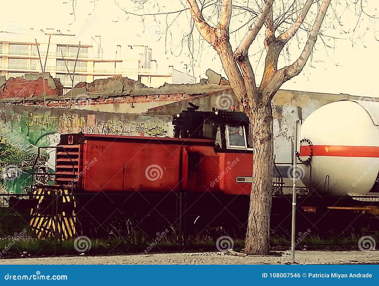 Old diesel train stock photo. Image of train, working - 108007546