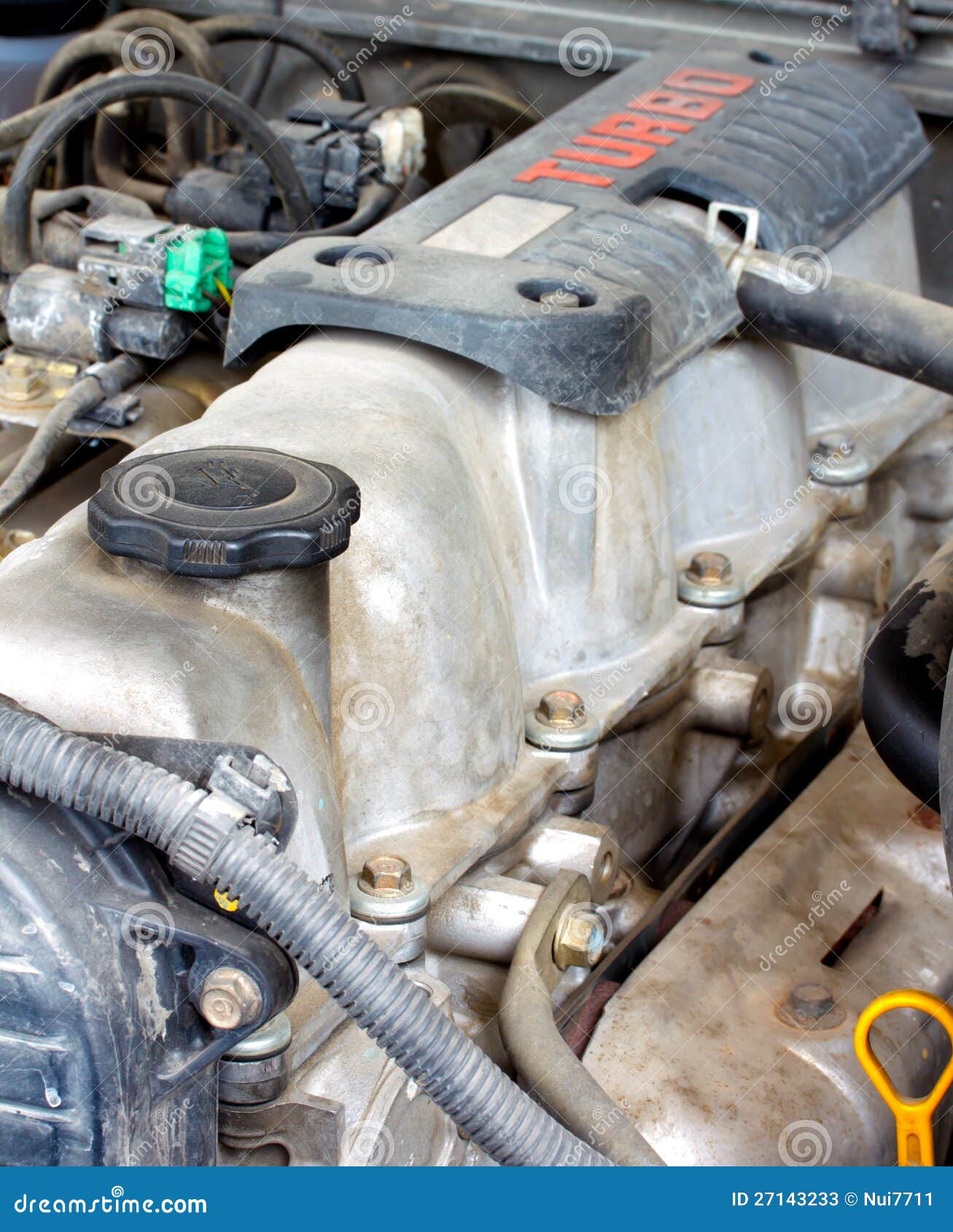 Old diesel turbo engine 1 stock image. Image of power - 27143233