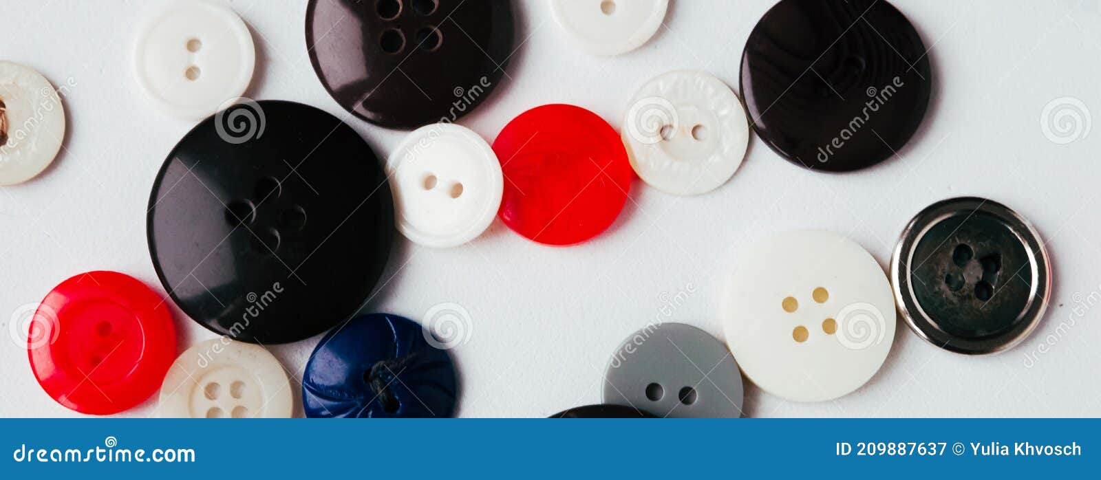 Different Buttons Pattern on White Background Stock Image - Image of ...