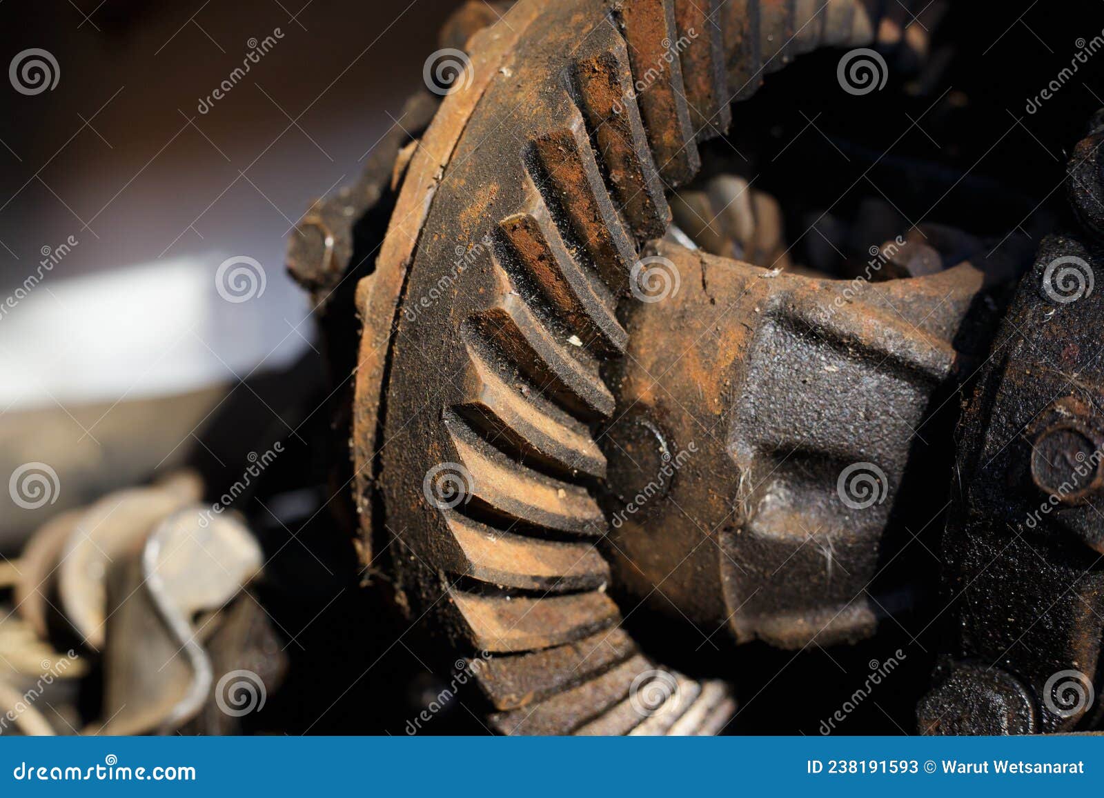 Old Differential Carpart and Rust.gear System Stock Image - Image of ...
