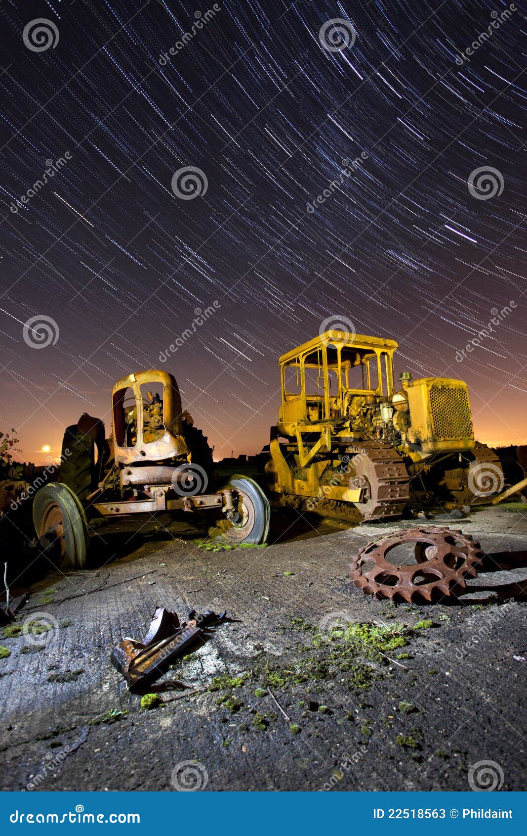 Old Diggers in a Dumping Ground Stock Image - Image of business, wagon ...