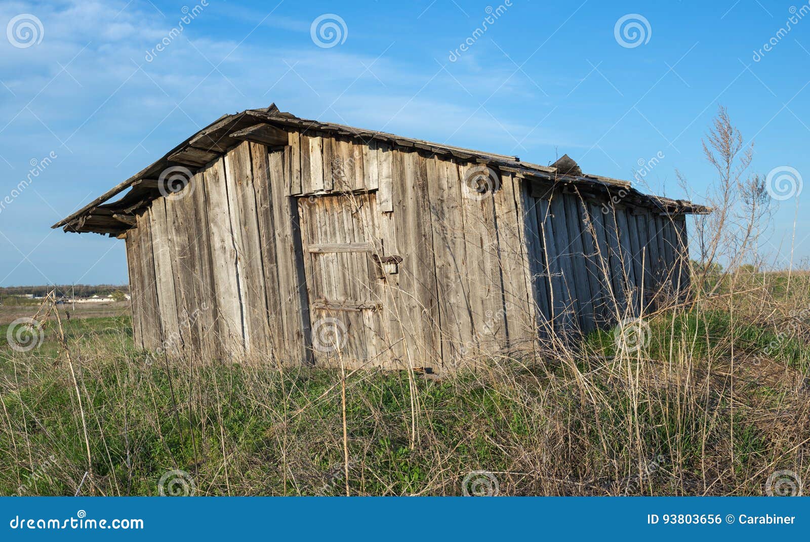 Old dilapidated barn stock photo. Image of country, blue - 93803656