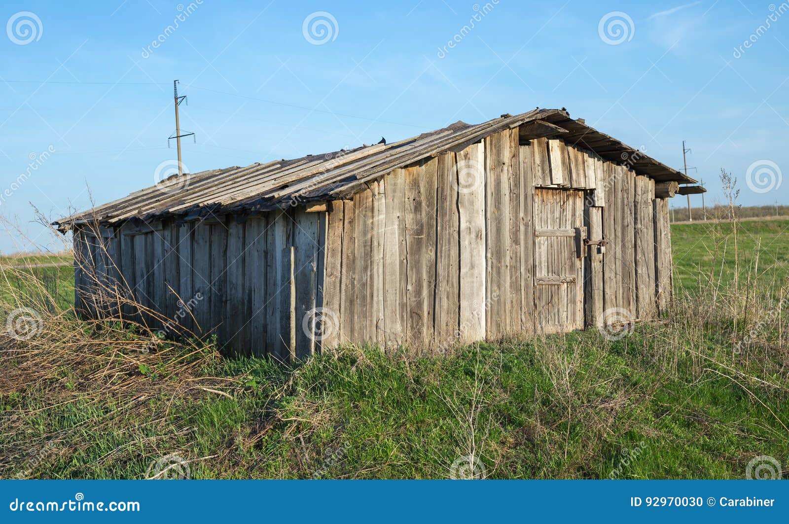 Old dilapidated barn stock photo. Image of outside, country - 92970030