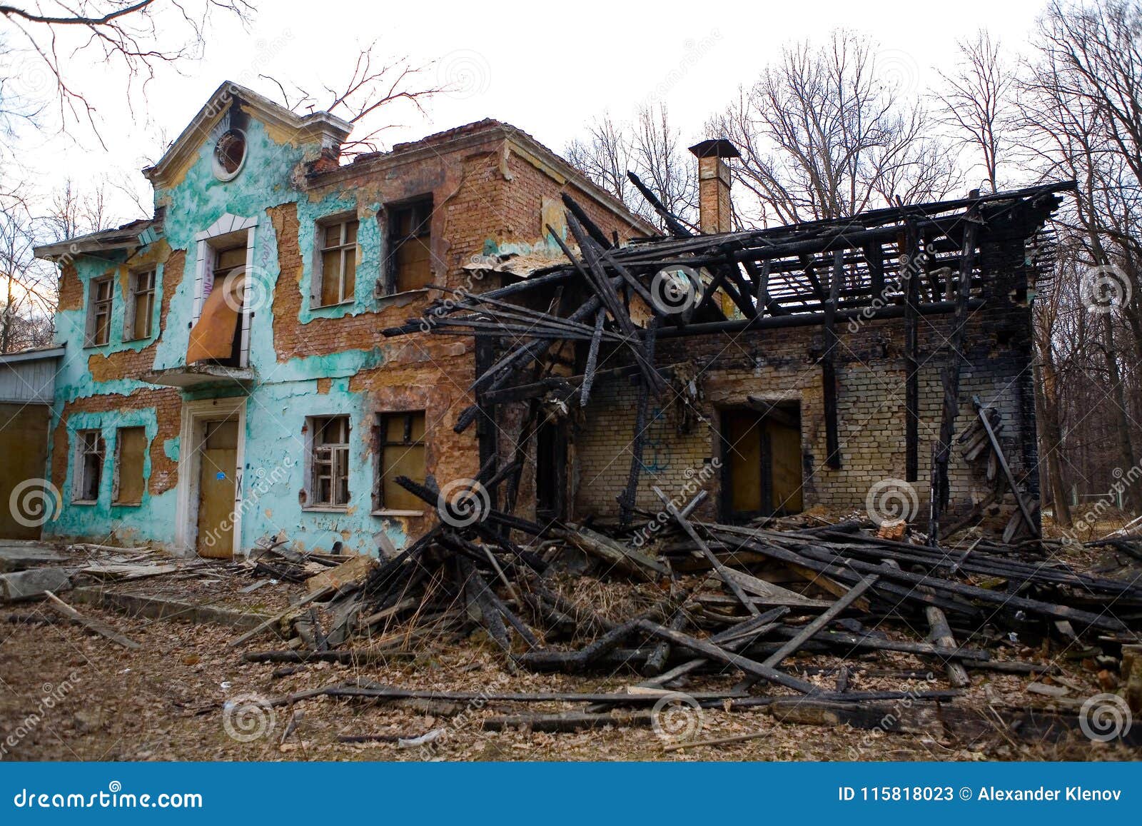 Old Dilapidated Partially Rusted Metal Shipping Container Converted ...
