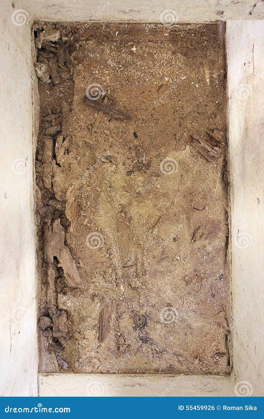 Old dirt in the house stock photo. Image of clay, sand - 55459926