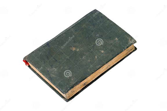 An Old Dirty Book on a White Background. Stock Photo - Image of vintage ...