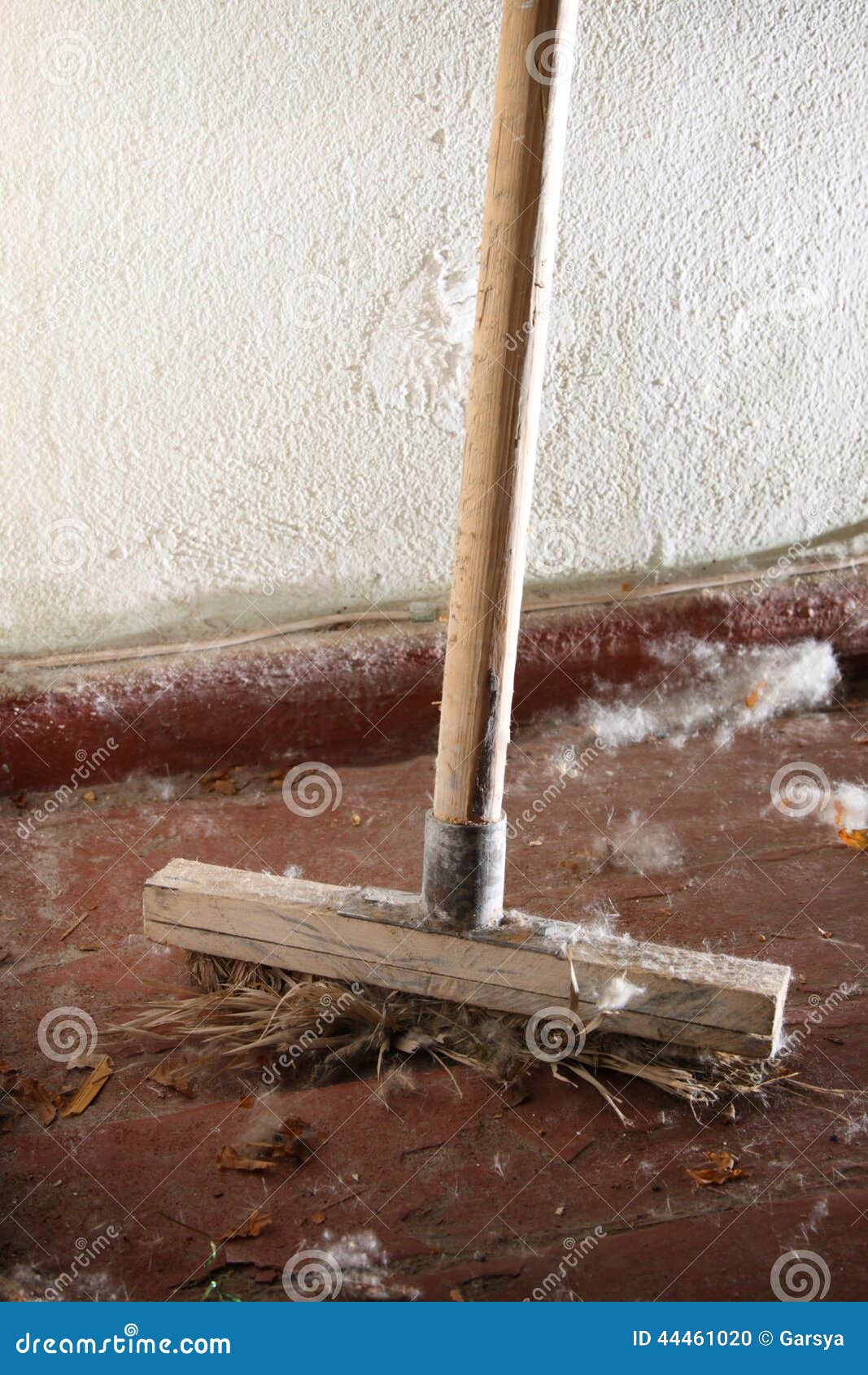 Old dirty broom stock photo. Image of dirty, sweep, service - 44461020