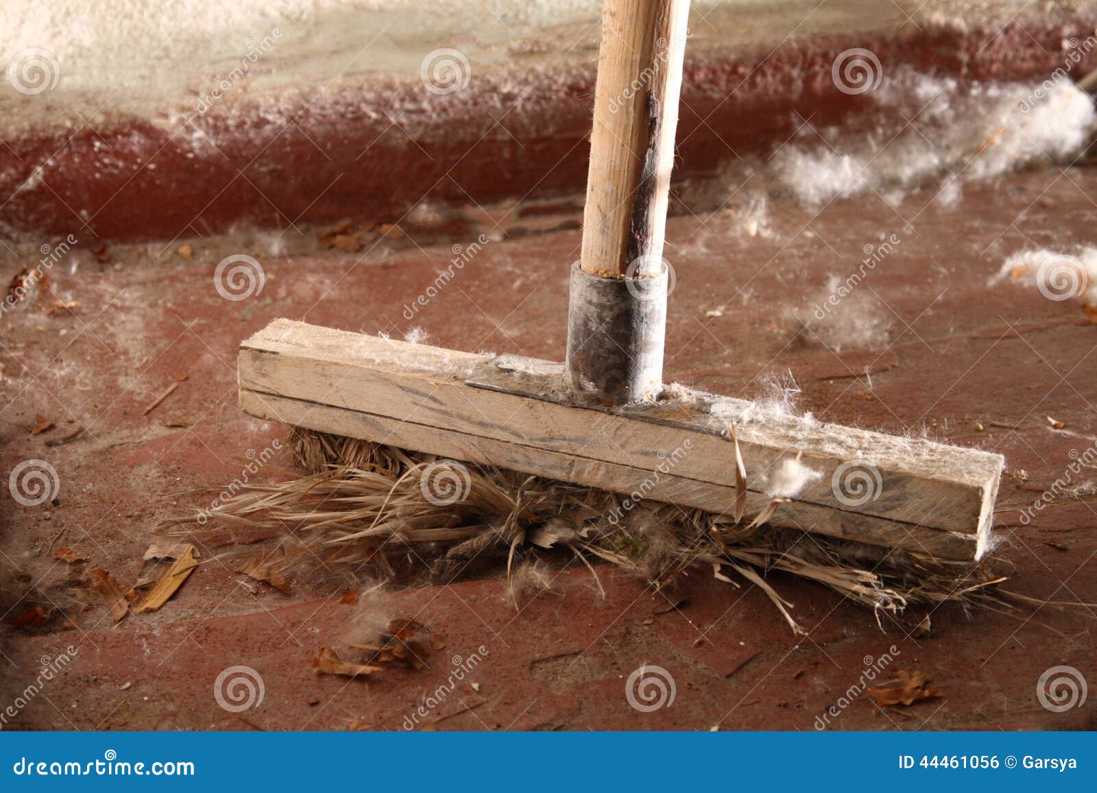 Old dirty broom stock photo. Image of object, messy, broom - 44461056