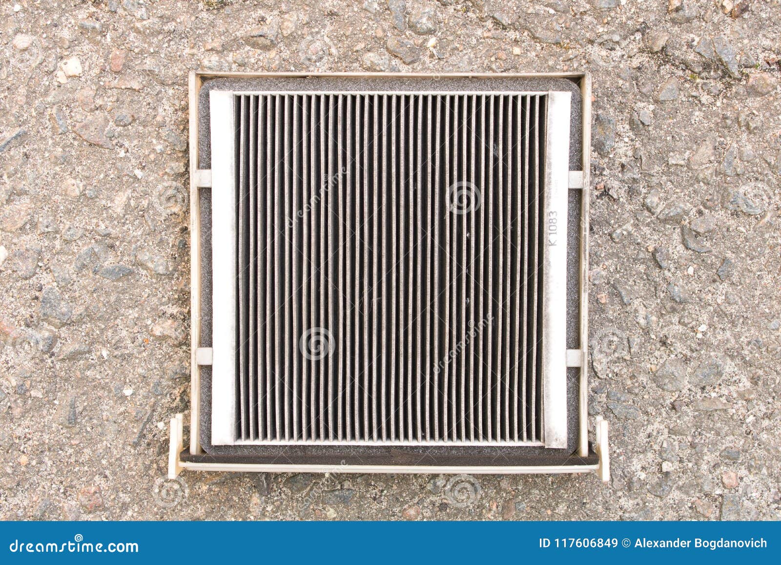 Old Dirty Car Air Filter. Close Up. Stock Image - Image of automotive ...