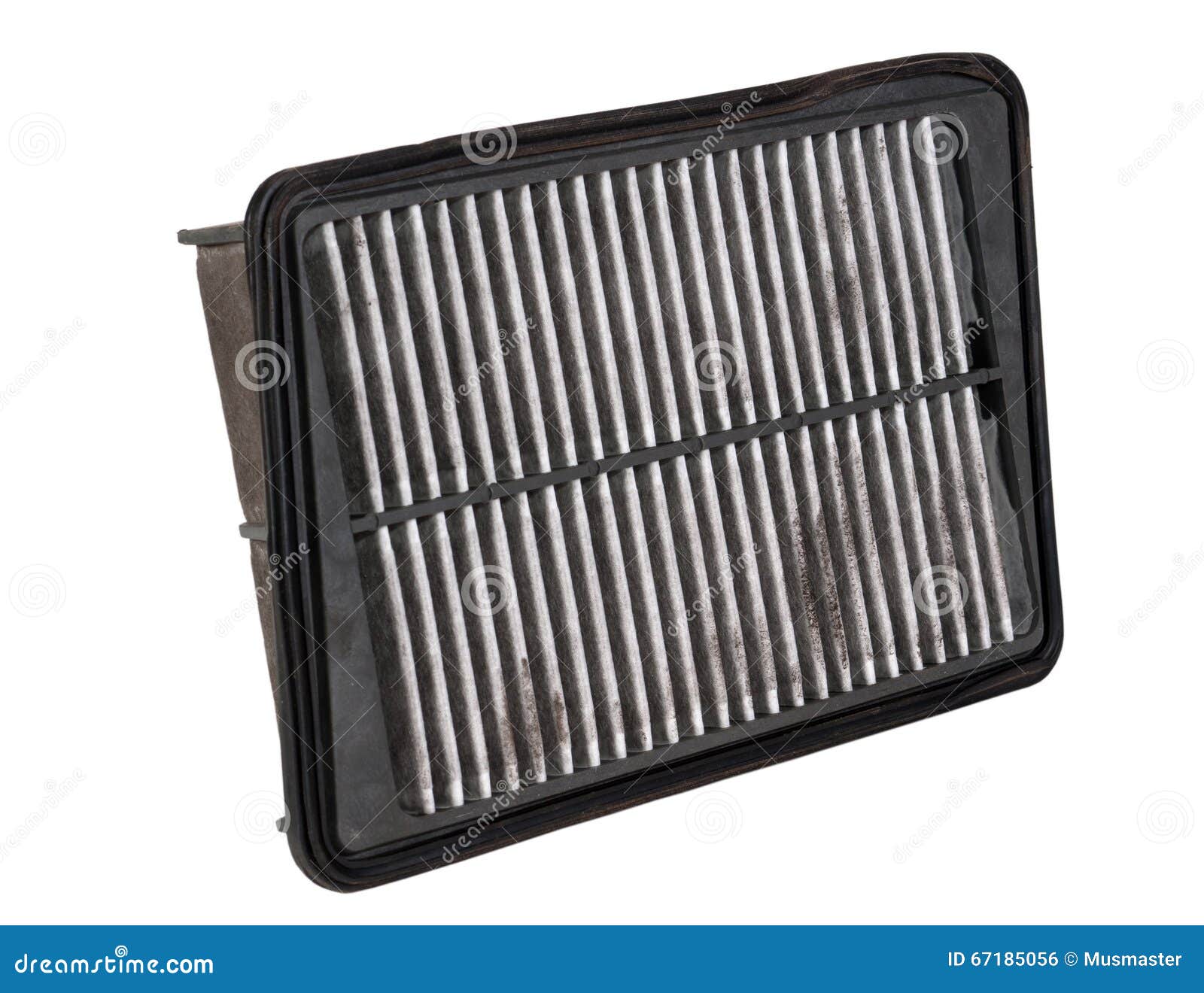 Old dirty car air filter stock photo. Image of equipment - 67185056