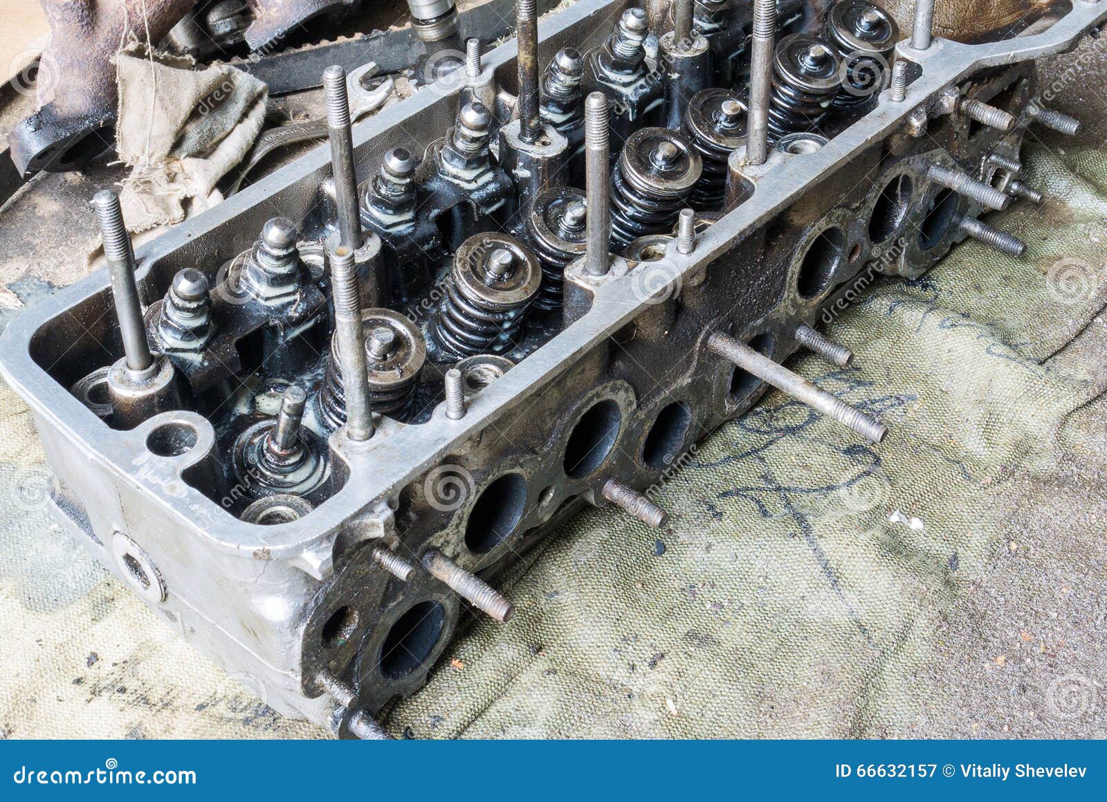 Old dirty car engine stock image. Image of land, heart - 66632157