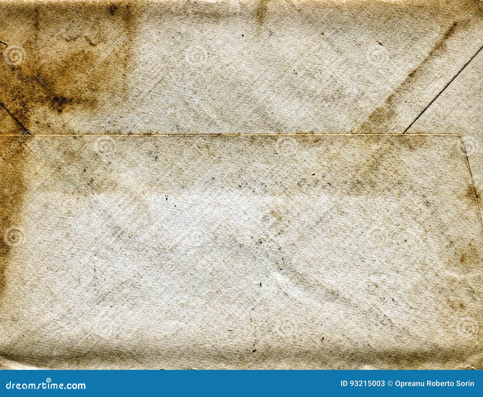 Old Dirty Crumpled Envelope Stock Image - Image of background, abstract ...