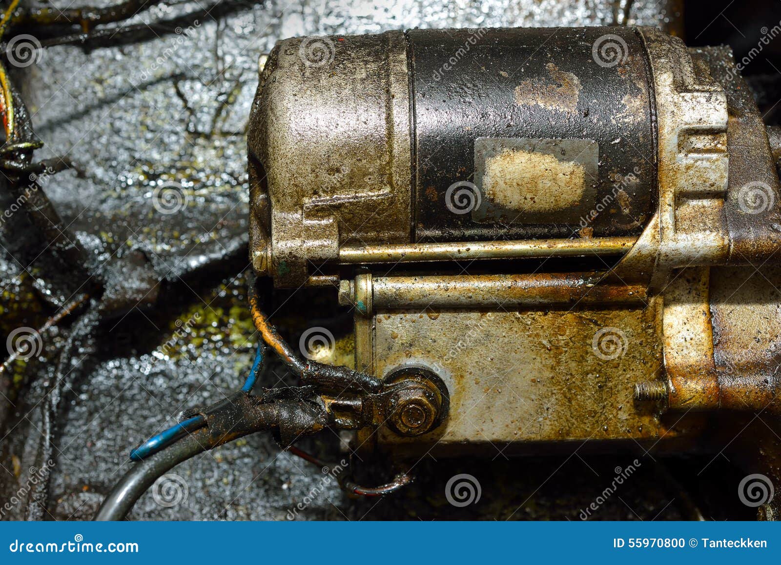 Old dirty motor engine stock photo. Image of alloy, detail - 55970800