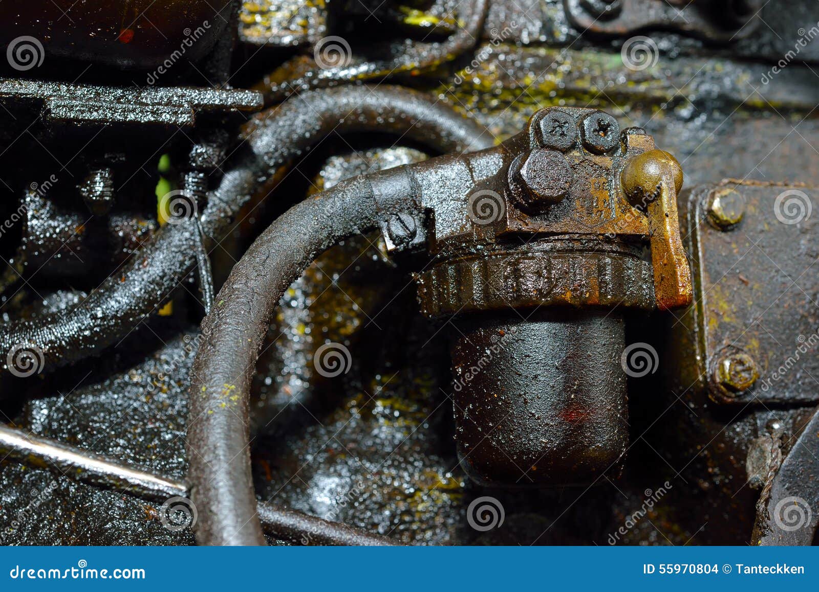 Old dirty motor engine stock photo. Image of shiny, rust - 55970804