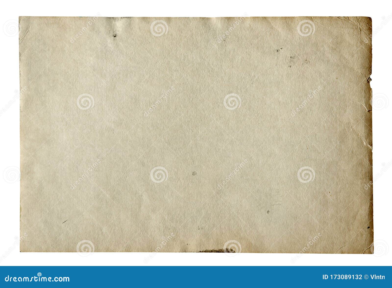Old dirty paper stock photo. Image of grunge, ragged - 173089132