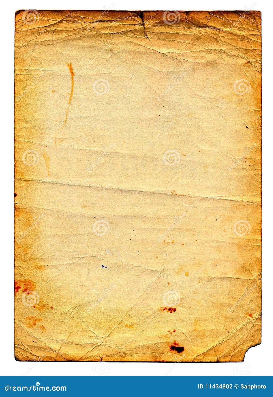 Old dirty paper page stock photo. Image of dense, abstract - 11434802