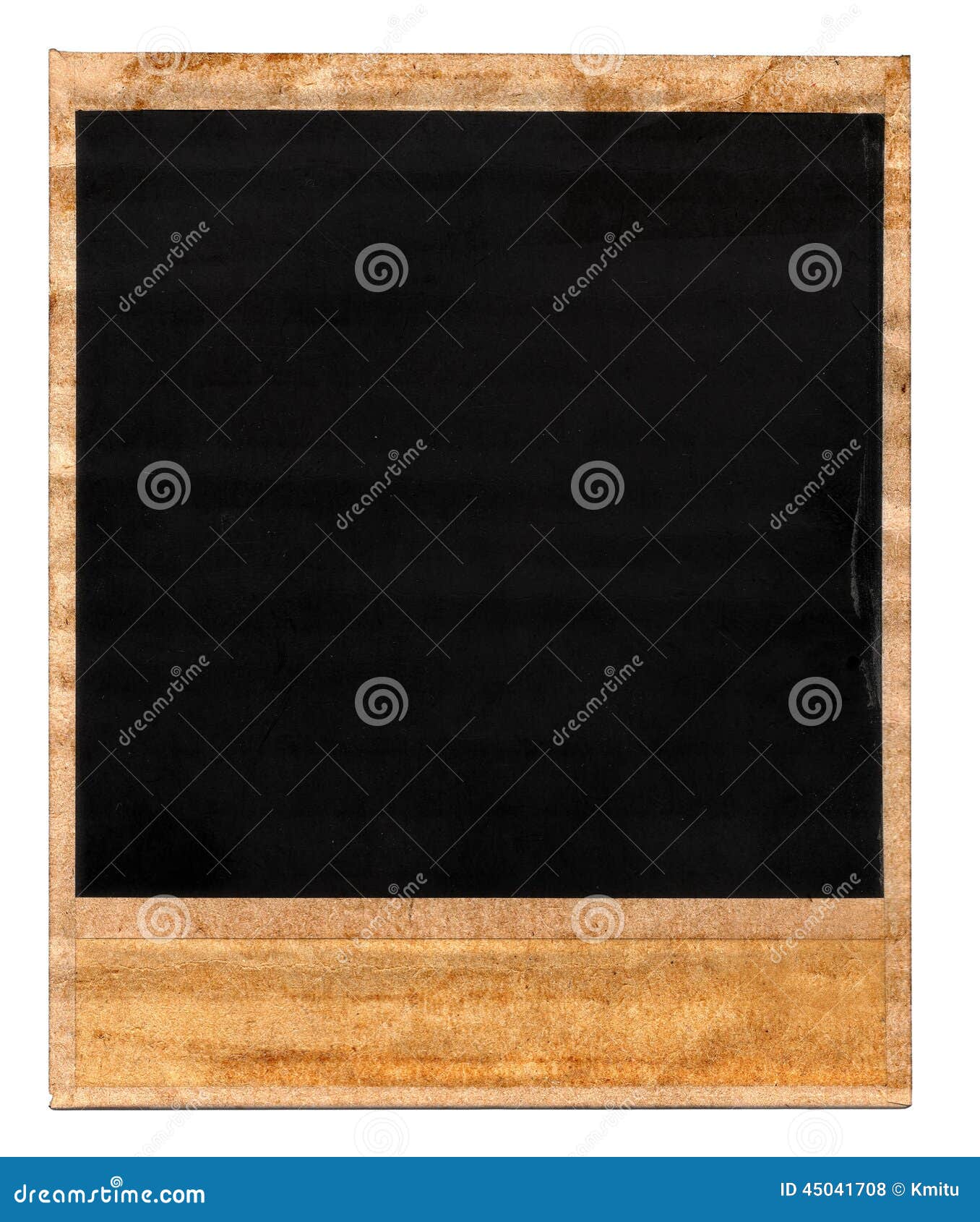 Old dirty photo frame stock photo. Image of frame, empty - 45041708