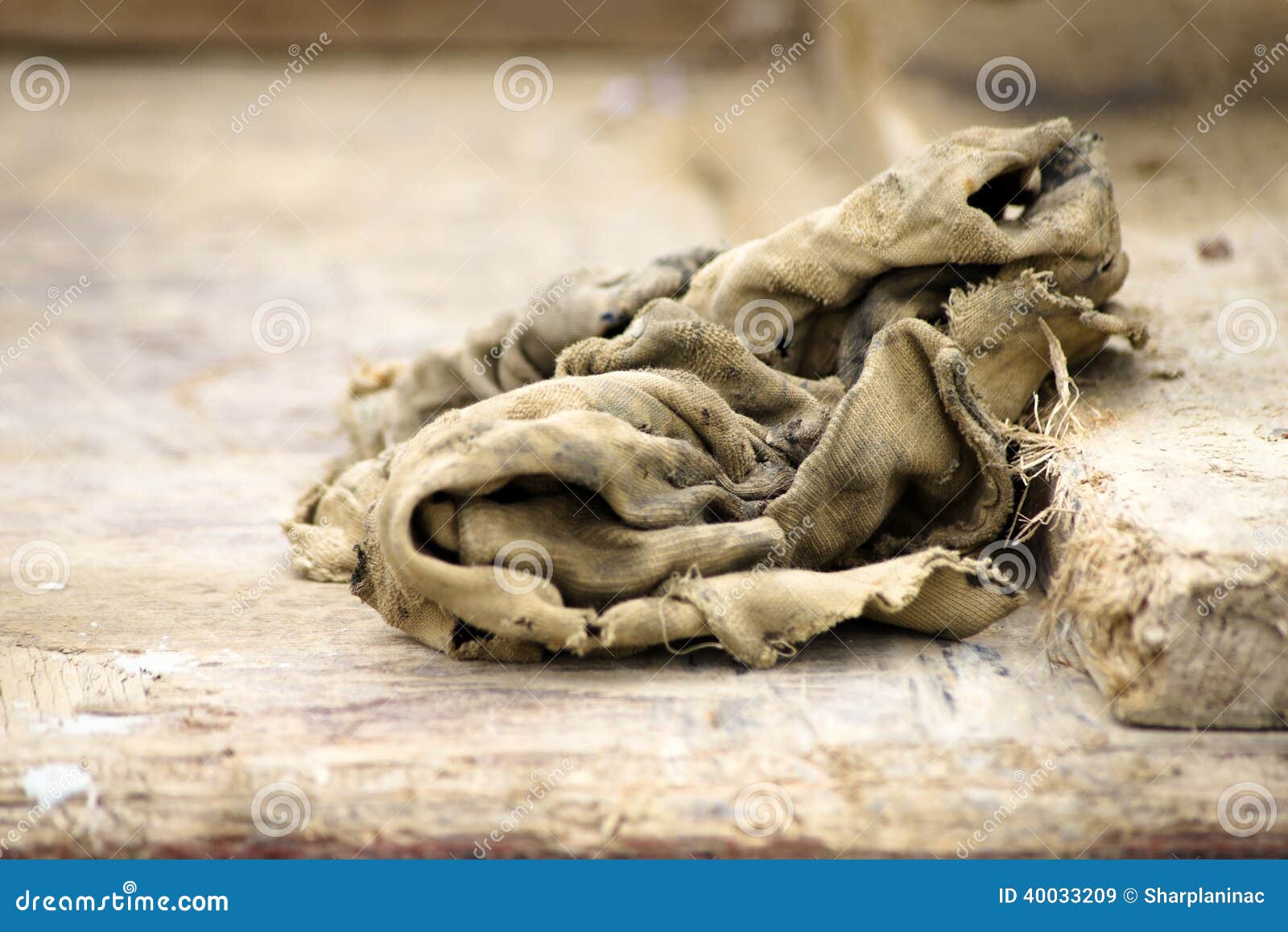 Old Dirty Rag Stock Photo - Image: 40033209