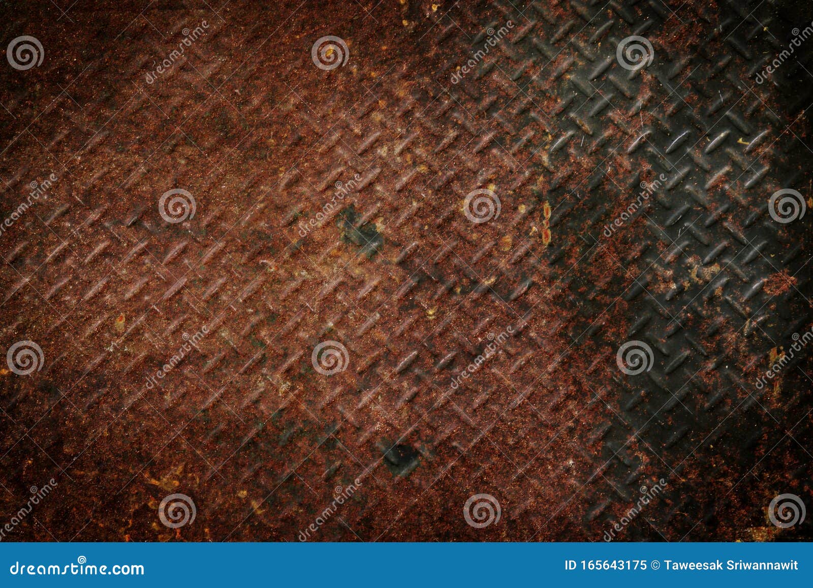 Old Dirty Rustic Steel Tread Plate Texture Stock Image - Image of steel ...
