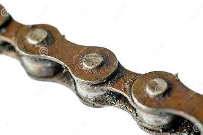 Rusty bicycle chain stock photo. Image of macro, cycle - 30303030