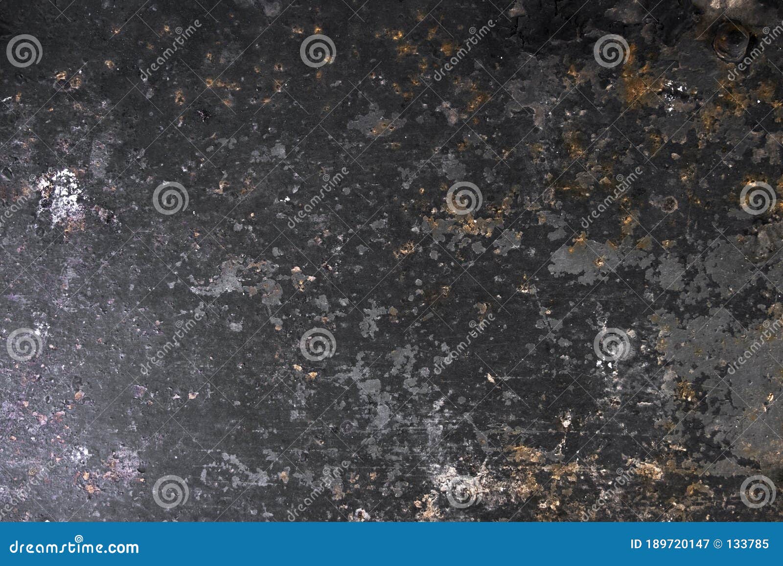 Old Dirty Rusty Metal Plate with Peeling Black Paint. Rough Surface ...