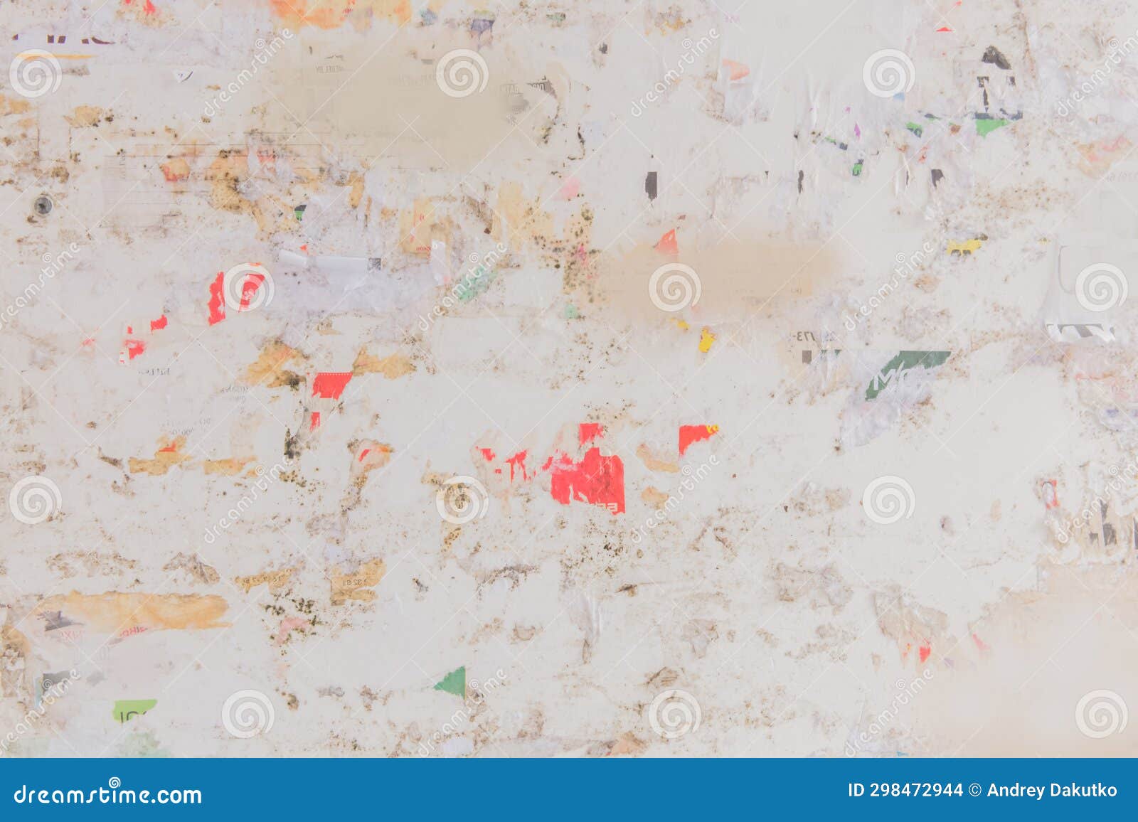 Tattered Paper On The Old Bulletin Board Texture Royalty-Free Stock ...