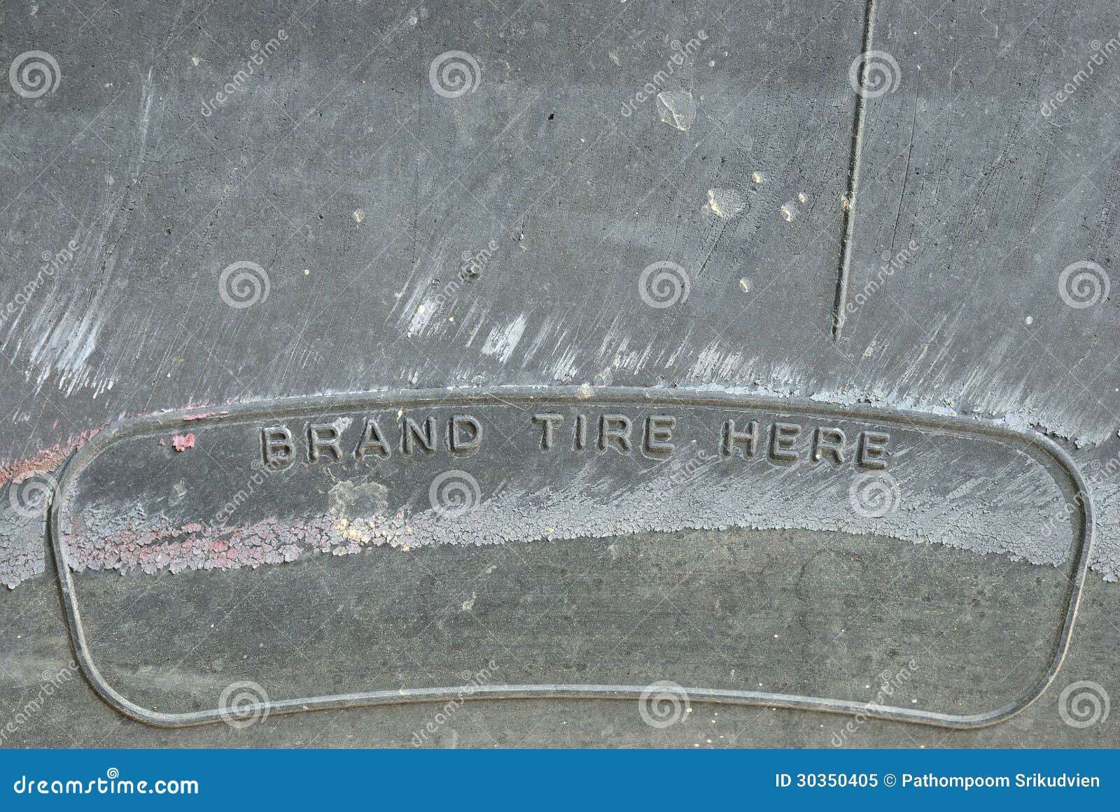 The Old Dirty Tire Brand Texture Stock Image - Image of transport ...