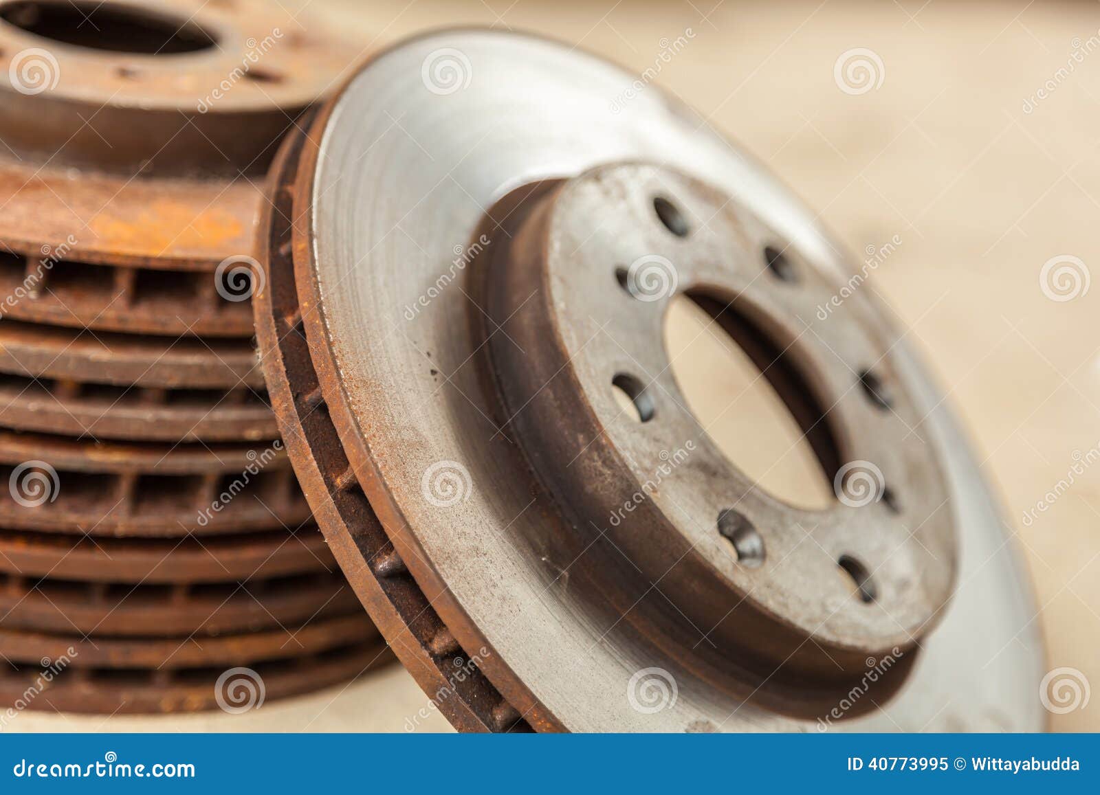 The old disc brake stock image. Image of friction, shiny - 40773995