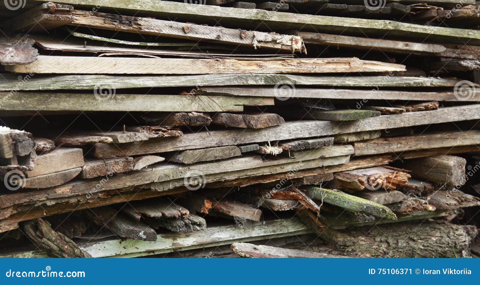 Old discarded planks stock image. Image of grain, material - 75106371