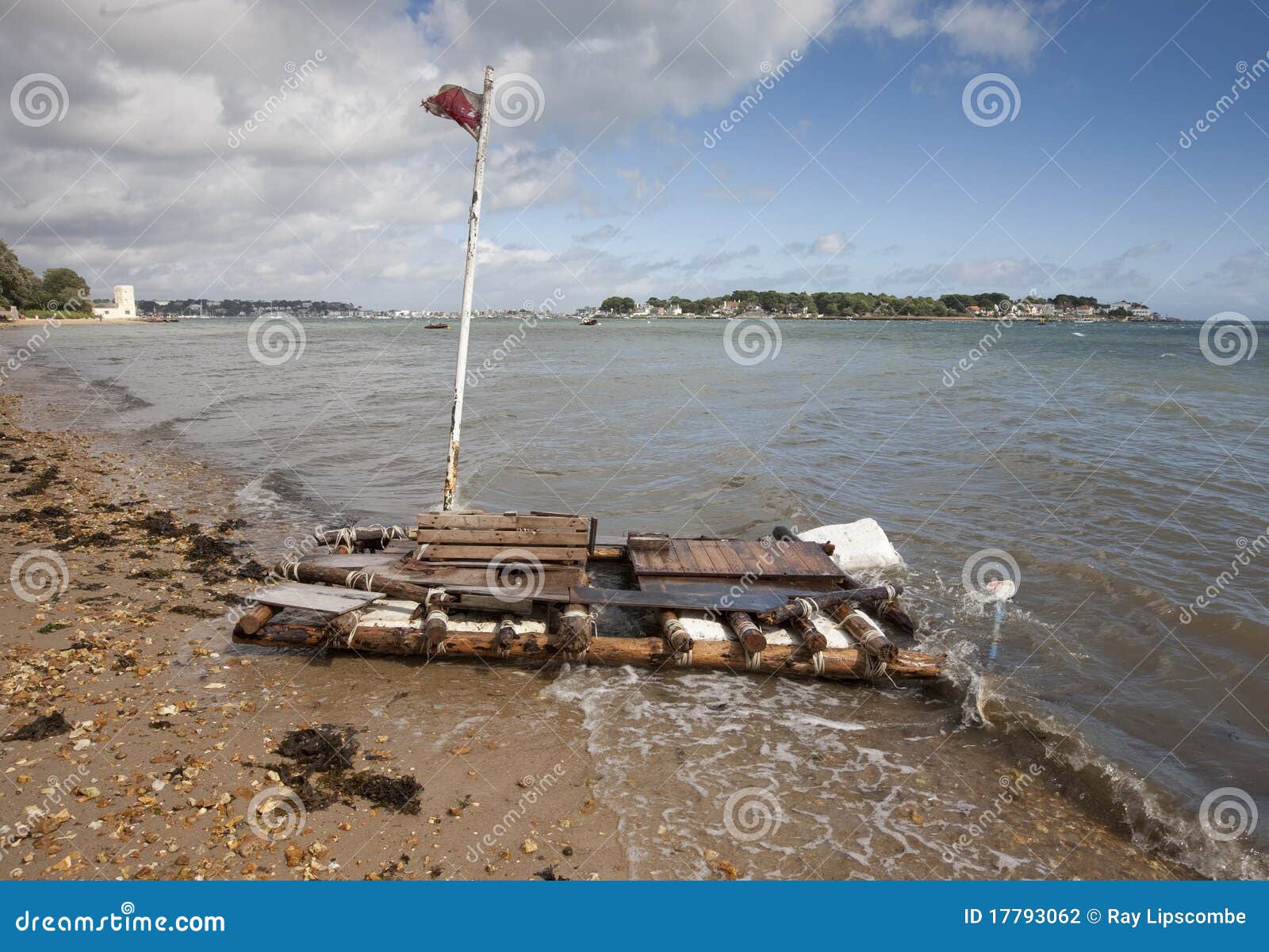 Old Discarded raft stock photo. Image of blue, rescue - 17793062
